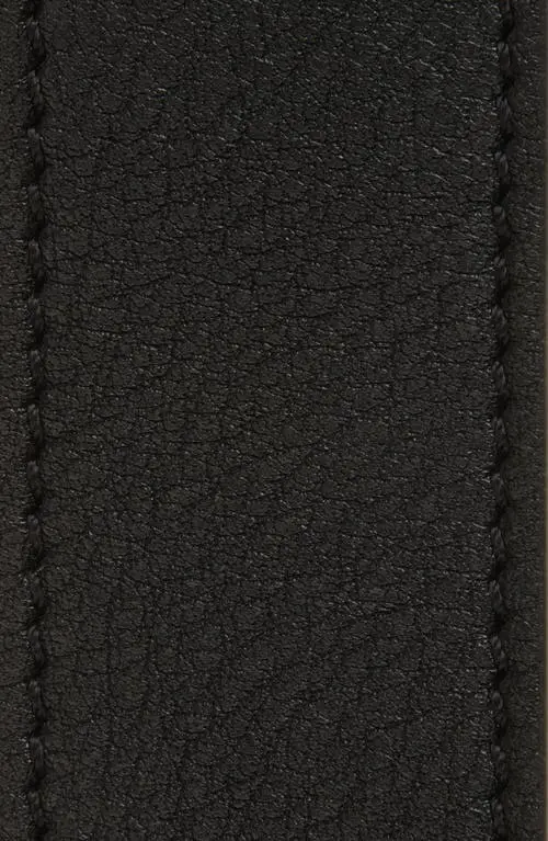 Valentino Garavani Vlogo Buckle Reversible Leather Belt - Black/camel