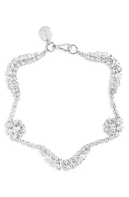 Simone Rocha Scalloped Sepal Necklace - Crystal