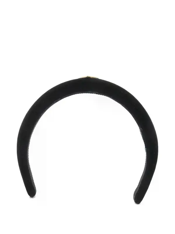 Prada 2010s Logo Headband - Black