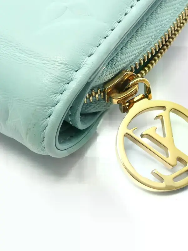 LOUIS VUITTON 2021 Embossed Bi-fold Wallet