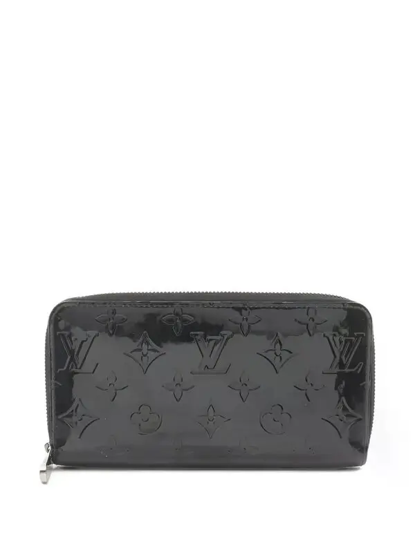 LOUIS VUITTON 2013 Zippy Monogram Vernis Wallet - Black