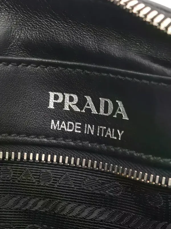 Prada 2010s Banana Logo Shoulder Bag