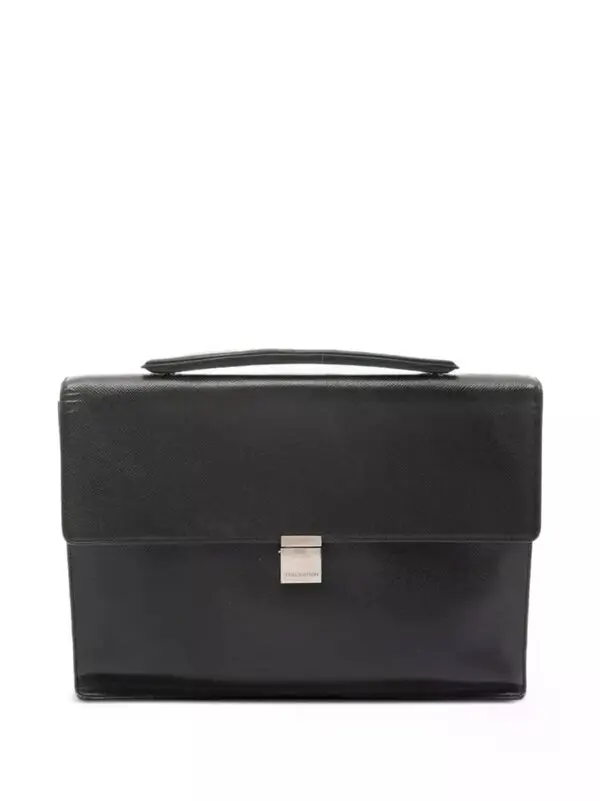 LOUIS VUITTON 2004 Angara Taiga Ardoise Briefcase - Black