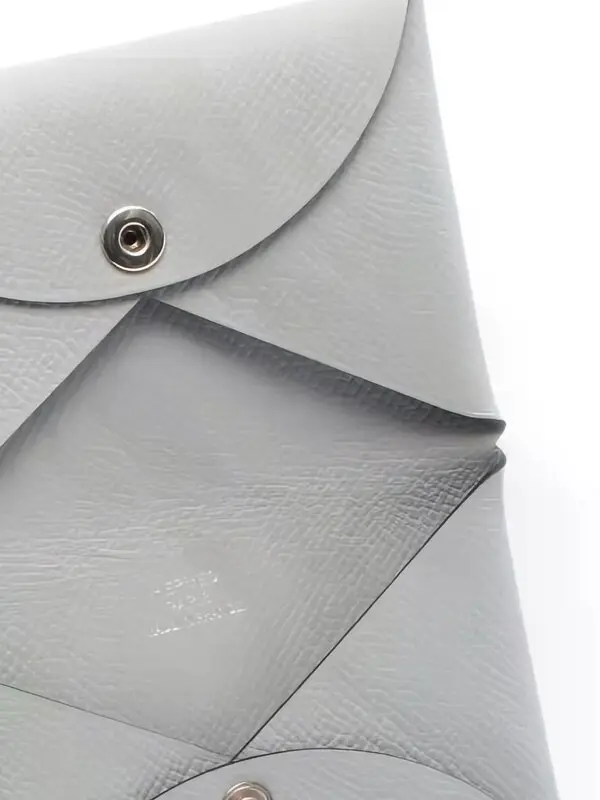 Hermès 2025 Calvi Epsom Coin Wallet - Blue