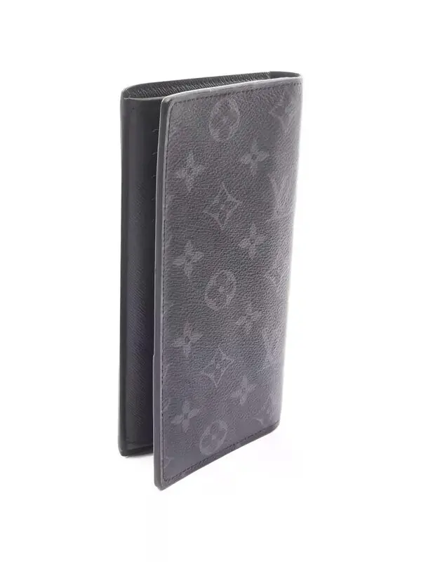 LOUIS VUITTON 2019 Brazza Monogram Eclipse Bi-fold Wallet