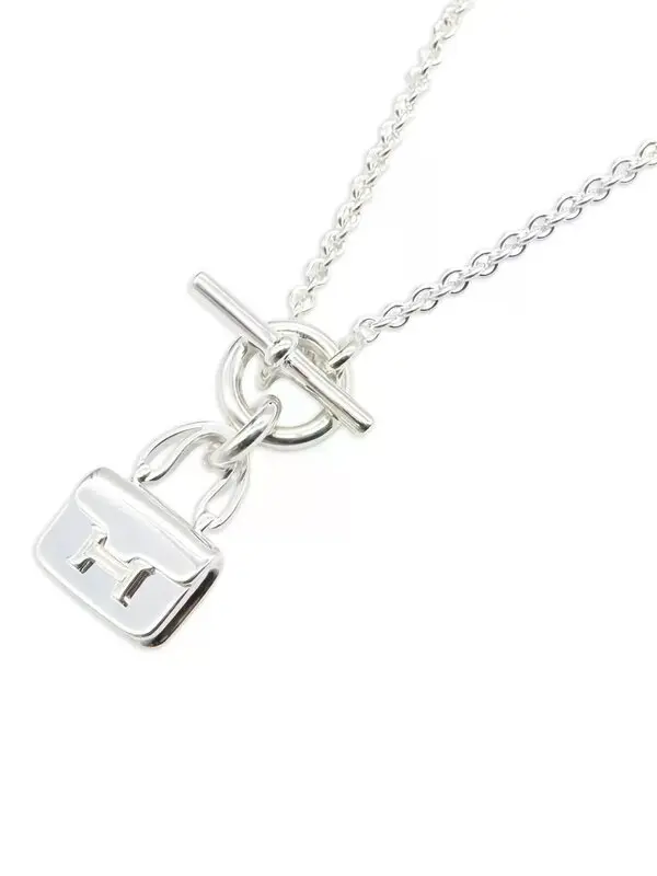 Hermès 2010s Amulet Lock Necklace