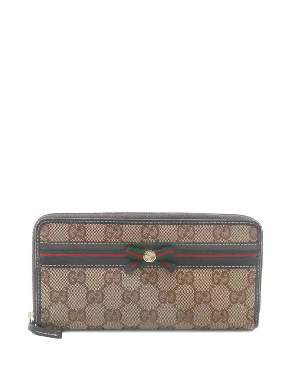 Gucci 2000s Mayfair Gg Canvas Wallet - Neutrals