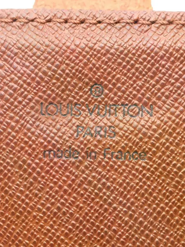 LOUIS VUITTON 2000s Gm Cartesier Monogram Shoulder Bag - Brown