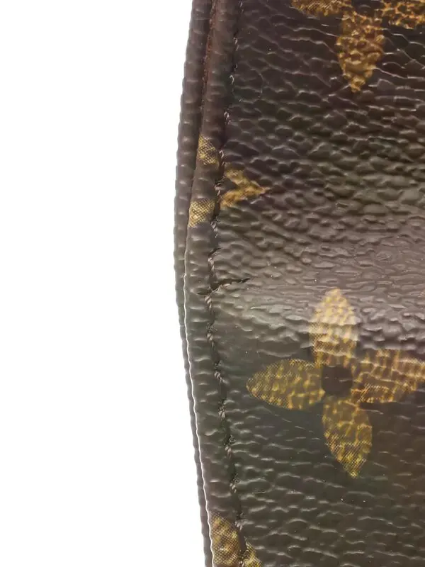 LOUIS VUITTON 2000s Gm Cartesier Monogram Shoulder Bag - Brown