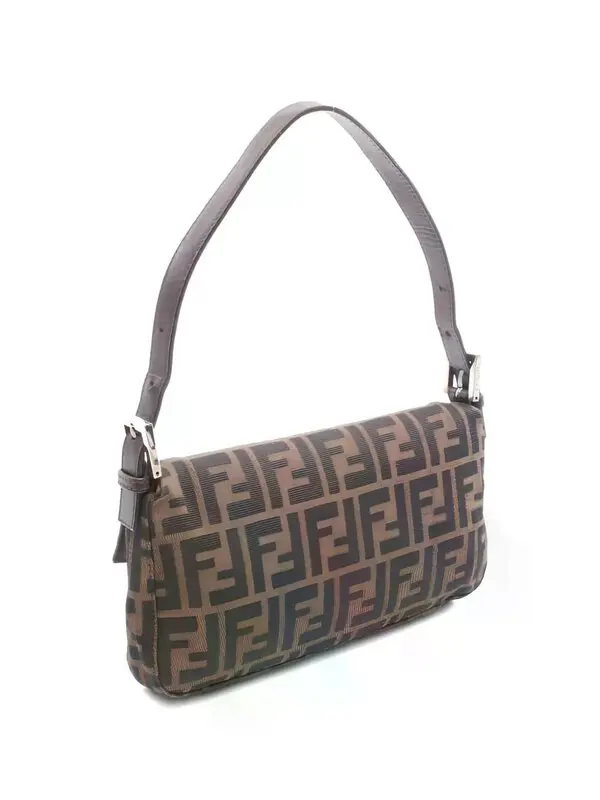 Fendi 2010s Mamma Canvas Shoulder Bag