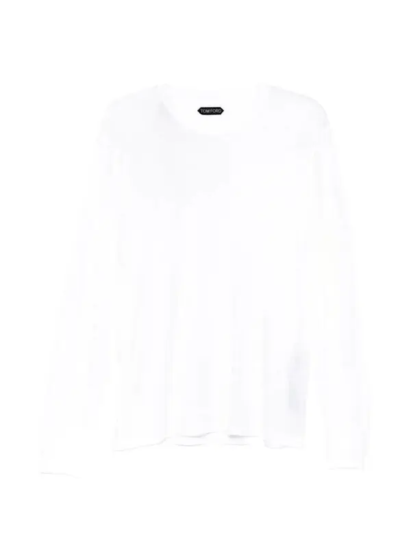 TOM FORD Crew-neck T-shirt - White
