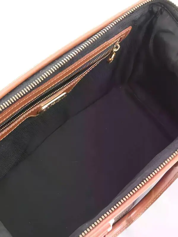 Fendi 2000s Pequin Boston Stripe Handbag