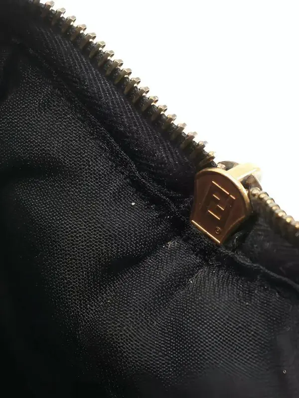 Fendi 2000s Pequin Boston Stripe Handbag
