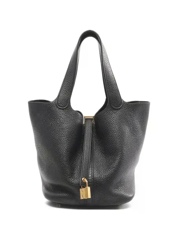 Hermès 2020 Mm Picotin Lock Tote Bag - Black