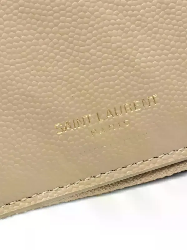Saint Laurent 2010s Cassandre Bi-fold Leather Wallet