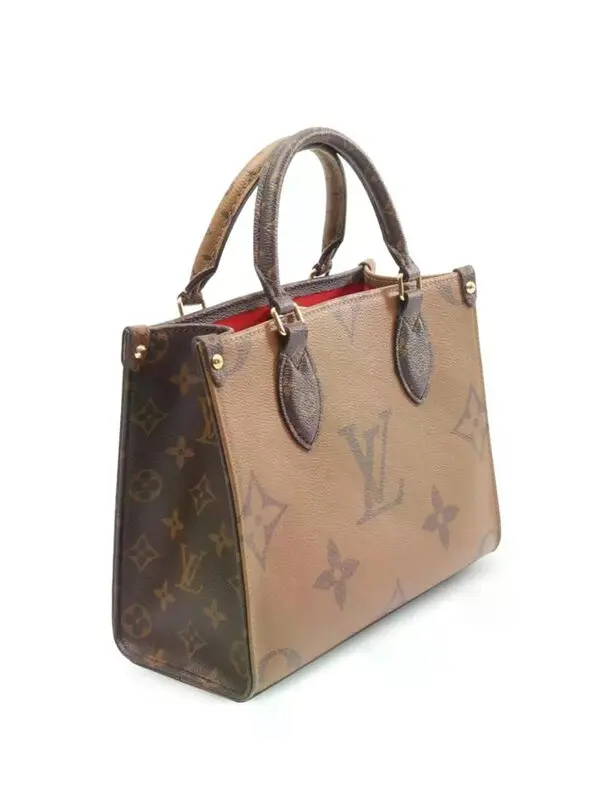 LOUIS VUITTON Pm On-the-go Monogram Reverse Tote Bag