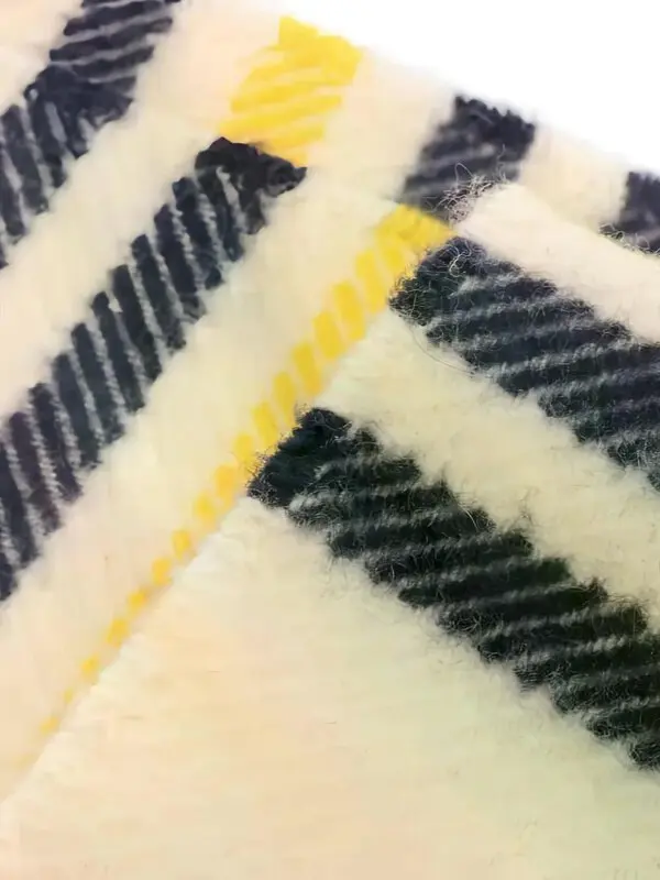 Hermès 2010s Striped Cashmere Scarf
