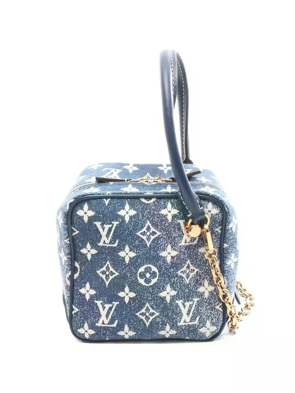 LOUIS VUITTON 2010s Denim Monogram Tote Bag