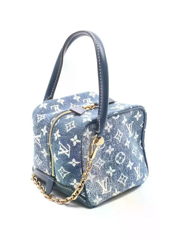 LOUIS VUITTON 2010s Denim Monogram Tote Bag
