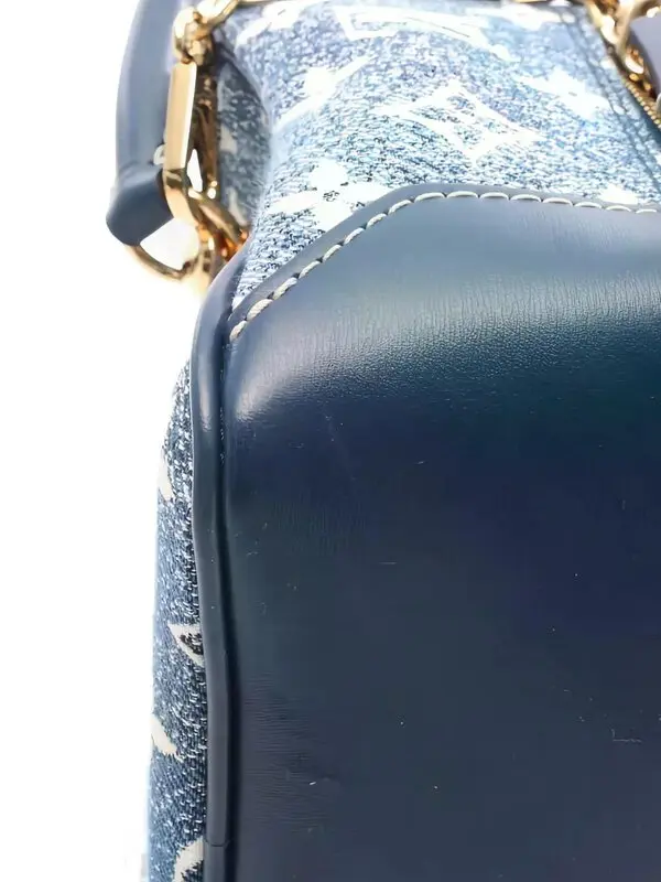 LOUIS VUITTON 2010s Denim Monogram Tote Bag