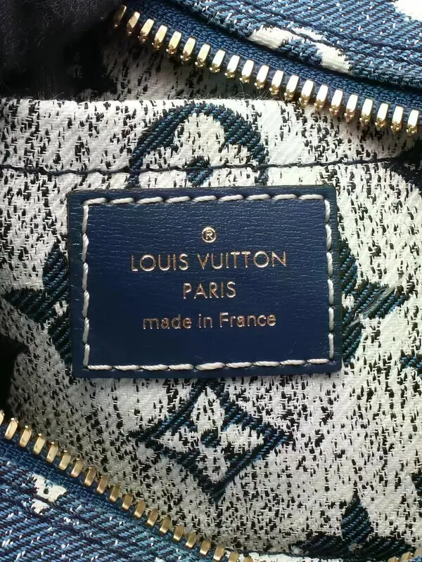 LOUIS VUITTON 2010s Denim Monogram Tote Bag
