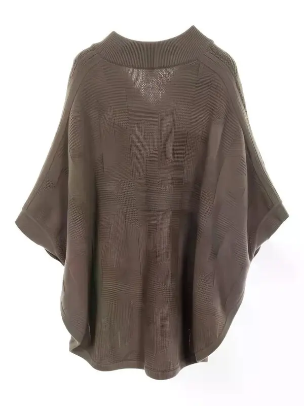 Hermès 2010's Knit Pattern Wool Cape