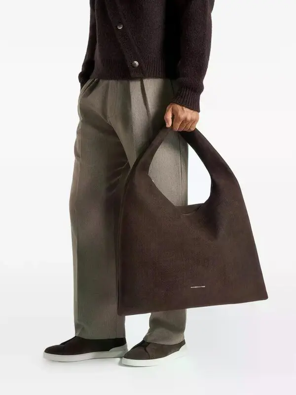 Manière De Voir Aubin Braided Suede Tote Bag