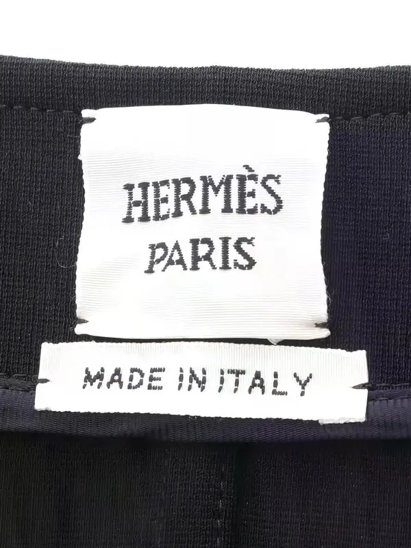 Hermès 2010s Collarless Zip-up Jacket