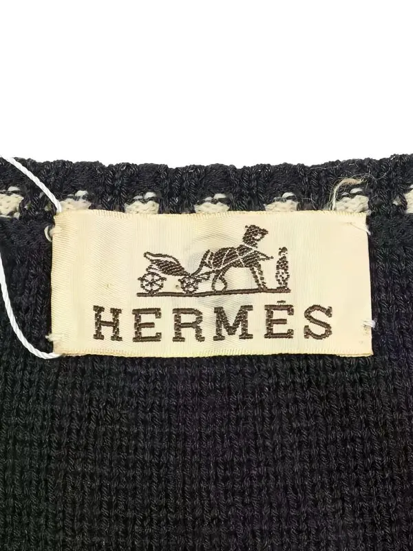 Hermès 2000s Zip Knit Vest