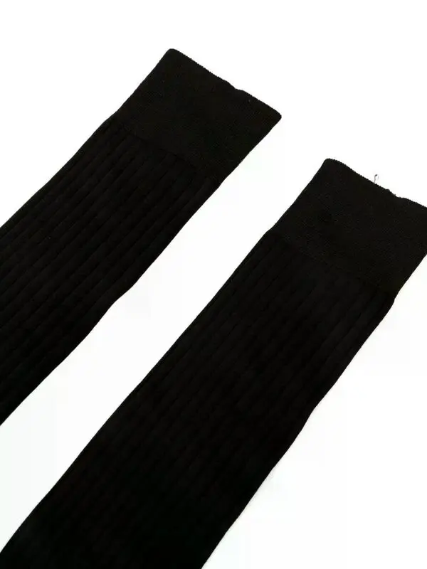 Zegna Logo-print Mid-calf Socks - Brown