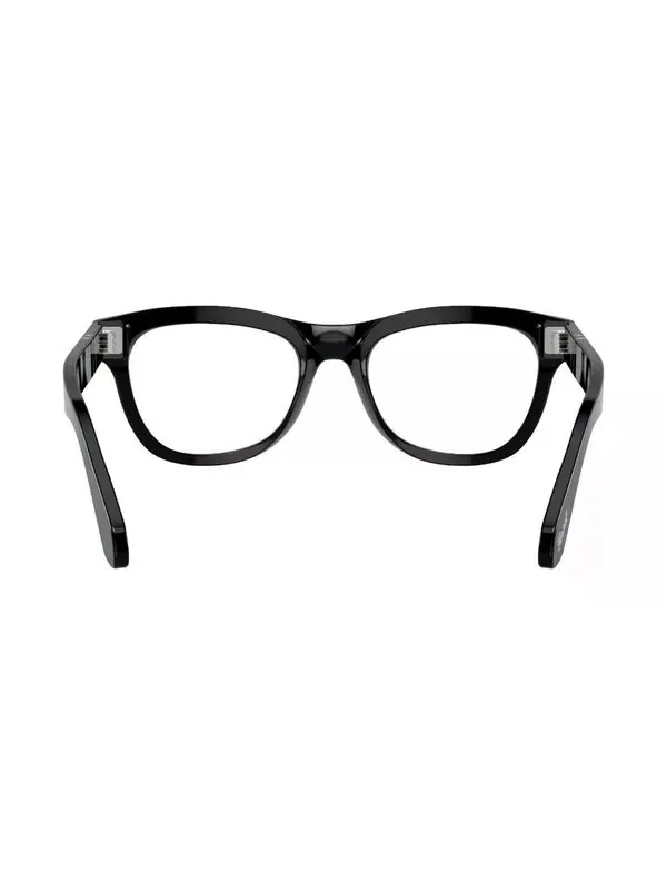 Persol Round-frame Eyeglasses - Black