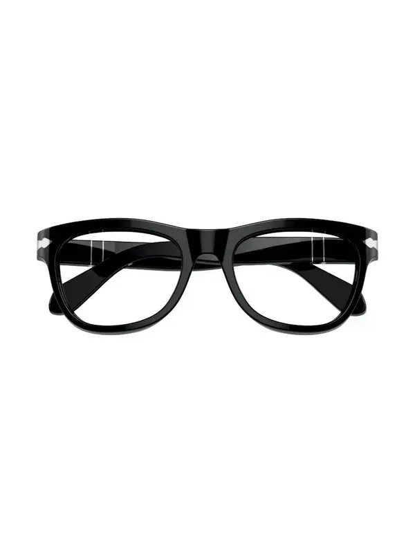 Persol Round-frame Eyeglasses - Black