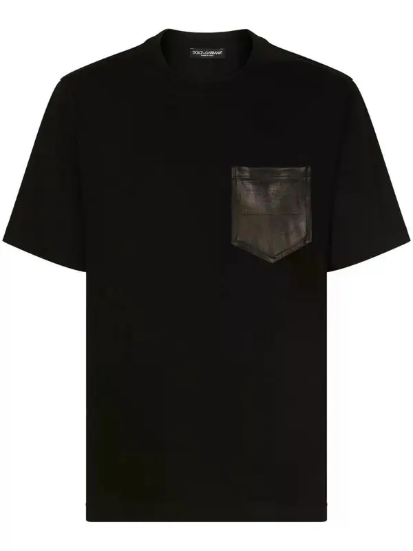 Dolce & Gabbana Logo-stamp Cotton T-shirt