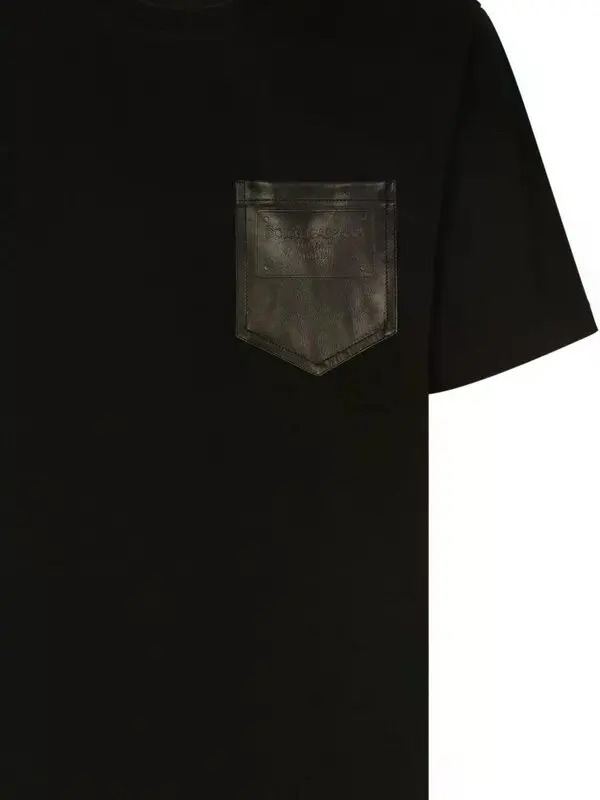 Dolce & Gabbana Logo-stamp Cotton T-shirt