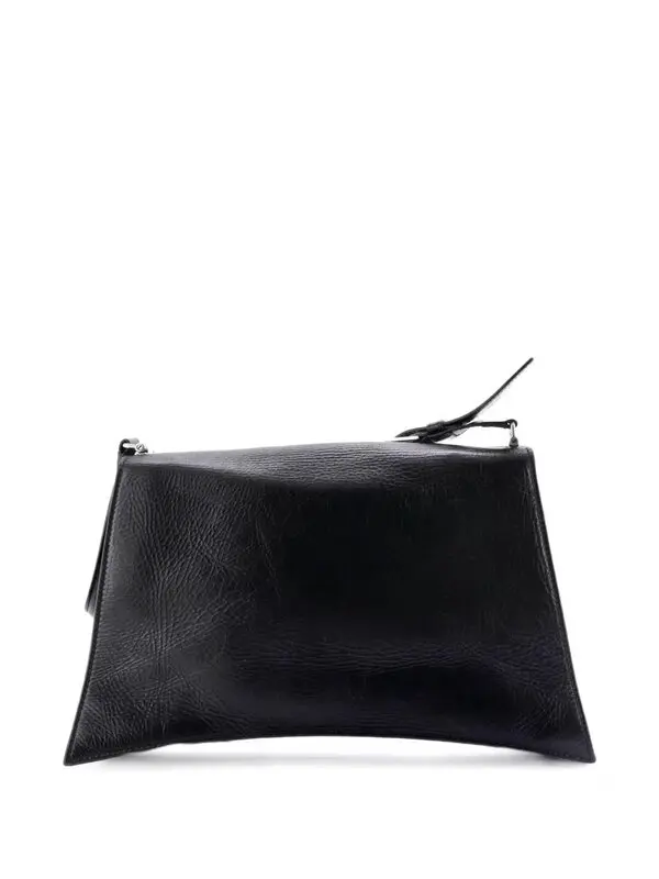 Balenciaga Crush Sling Leather Medium Shoulder Bag