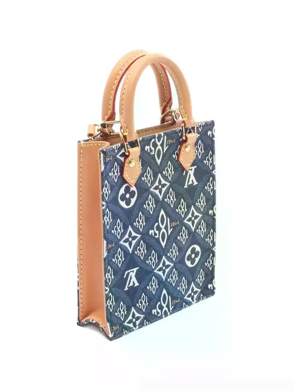 LOUIS VUITTON 2020 Petit Sac Plat Tote Bag - Blue
