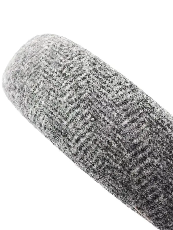Miu Miu Tweed Headband With Logo