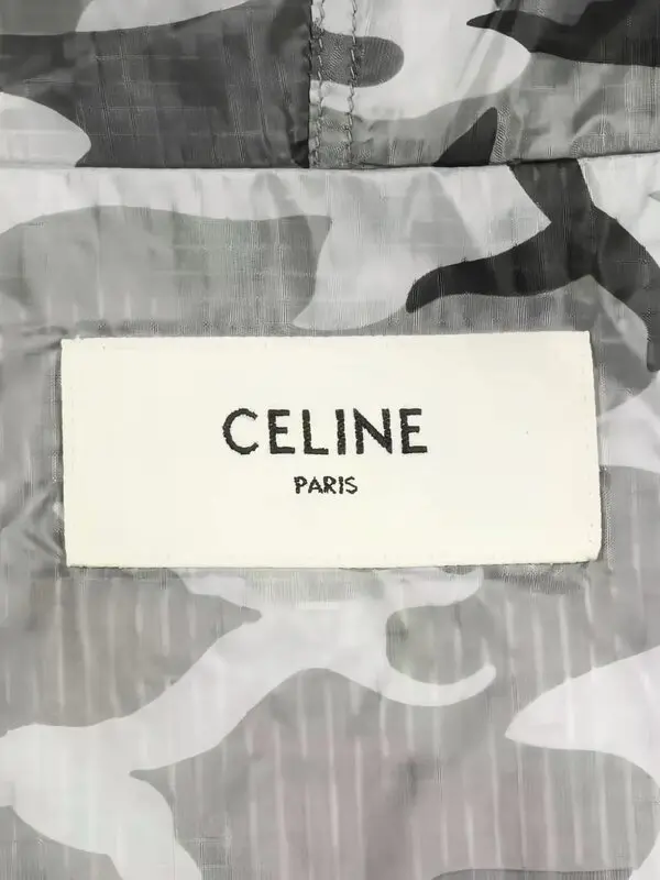 Celine Camouflage Logo-print Hoodie