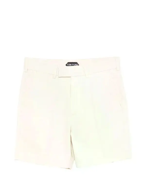 TOM FORD Brushed Tailored Shorts - Neutrals