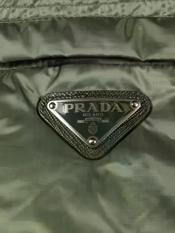 Prada 2000s Logo-plaque Down Jacket