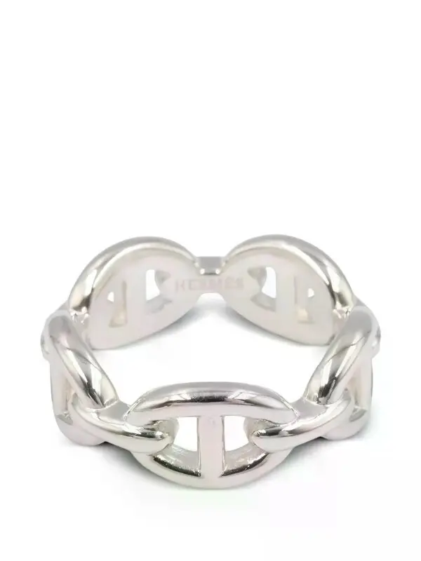 Hermès 2020s Pm Enchaînée Ring - Silver