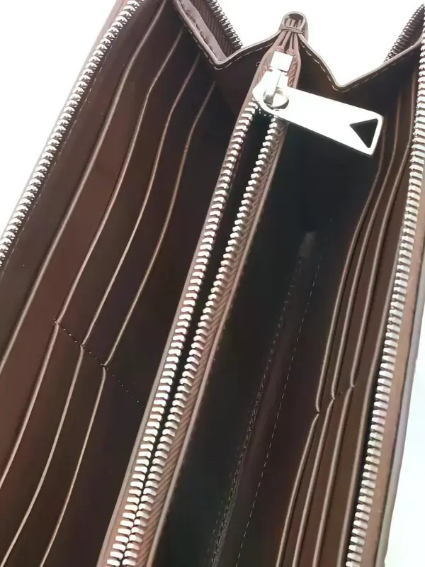 Bottega Veneta 2010s Cassette Woven Leather Wallet