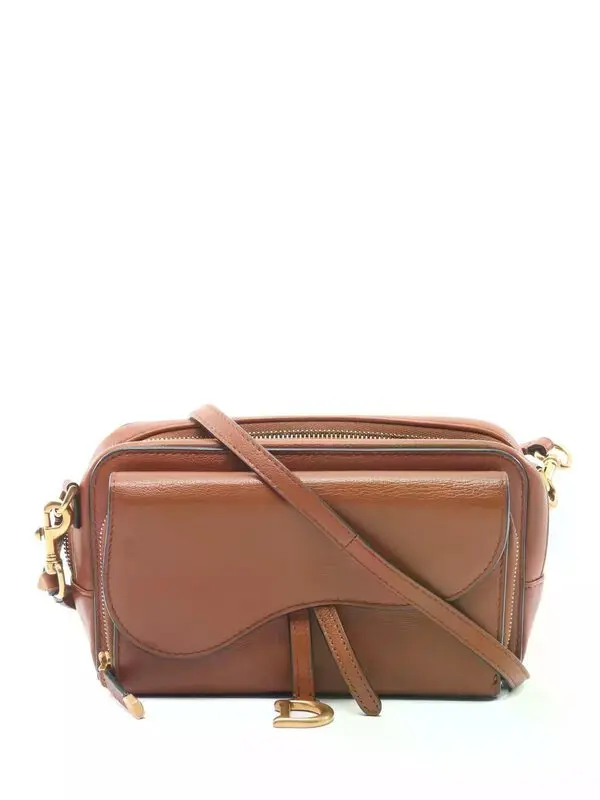 Dior 2010s Double Saddle Pouch Shoulder Bag