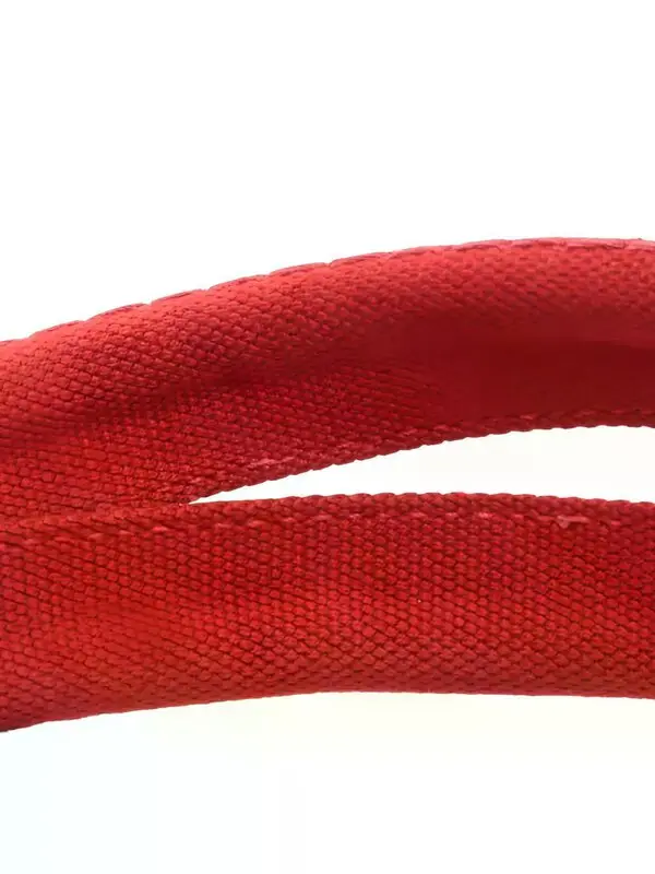 Prada 2000s Canapa Canvas Tote Bag - Red