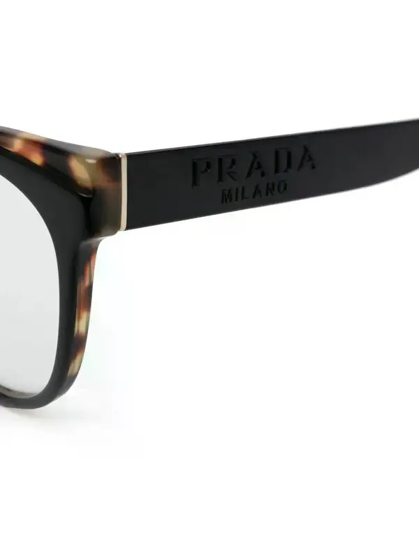 Prada Tortoiseshell Cat-eye Frame Glasses
