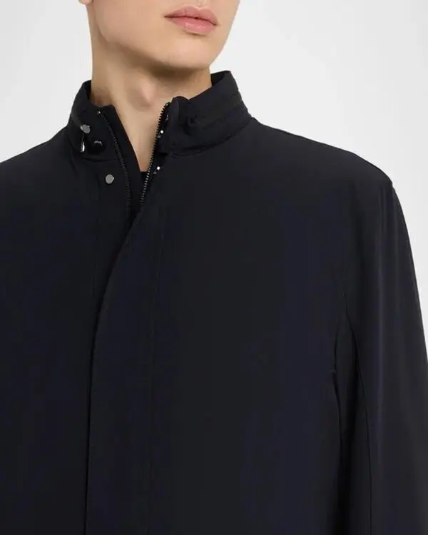 Corneliani Nylon Blend Caban Coat