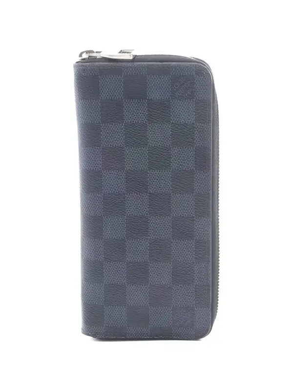 LOUIS VUITTON 2018 Zippy Damier Wallet - Blue