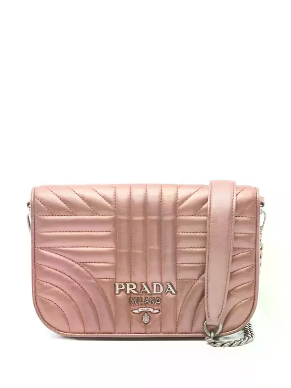 Prada 2000s Impunture Diagramme Crossbody Bag