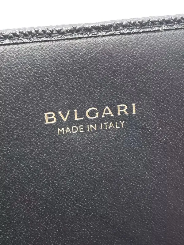 BVLGARI 2010s Large Leather Wallet