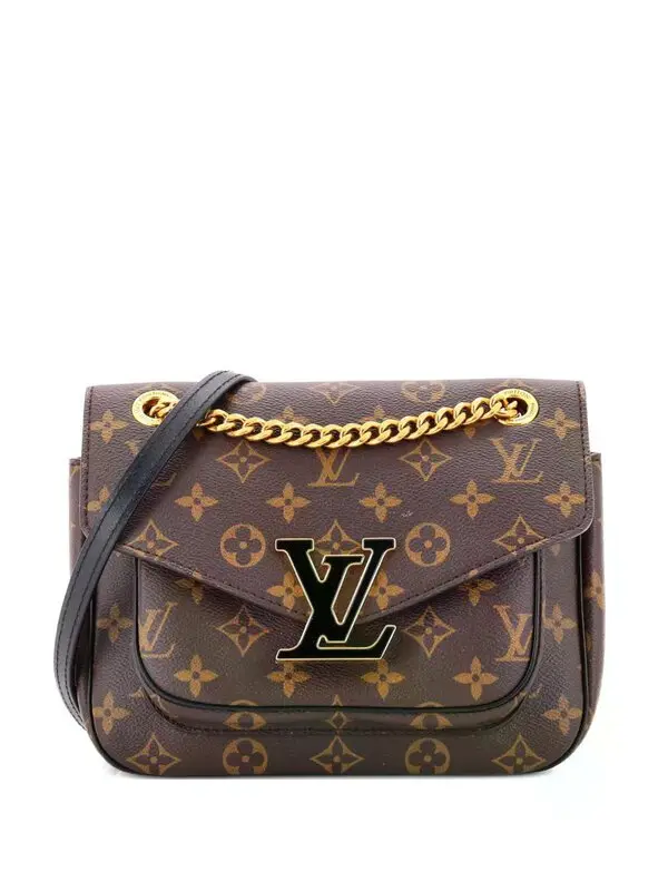LOUIS VUITTON Passy Handbag Monogram Canvas Crossbody Bag - Brown